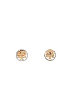 Tory Burch Miller Button Earrings In Italian Style