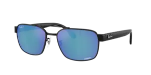 Ray-ban Ray-Ban Chromance Sunglasses Polarized Grey Mirror Blue