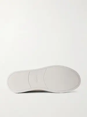 Zegna Triple Stitch™ Deerskin Slip-on Sneakers - White