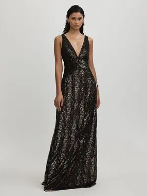 Halston Sequined Dresses