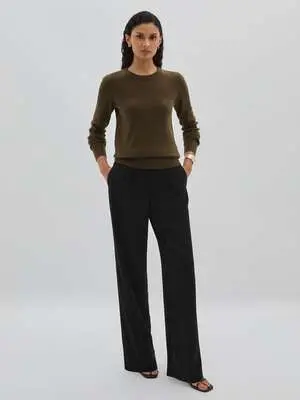 Paige Brigida High-rise Twill Trousers