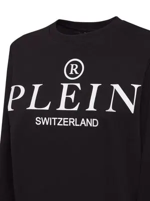 Philipp Plein Iconic Plein Long-sleeve Sweatshirt - Black