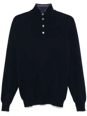 Fedeli Button Detailed Sweaters For Men