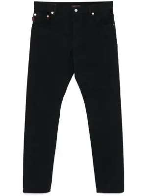 Gucci Gg Jacquard Skinny Jeans - Black