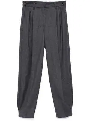 Brunello Cucinelli Pleat-detail Tailored Trousers - Grey
