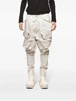 JULIUS Gasmask Cargo Trousers - Off White