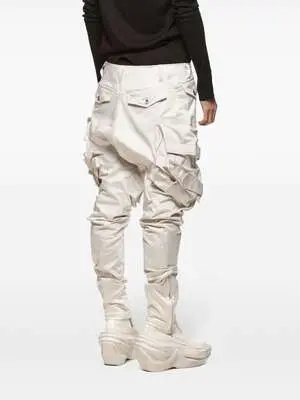 JULIUS Gasmask Cargo Trousers - Off White