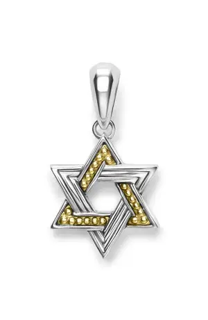 Lagos Anthem Star Of David Amulet - Two-tone