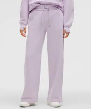 Lululemon Scuba Mid-Rise Wide-Leg Pant Lilac Ether