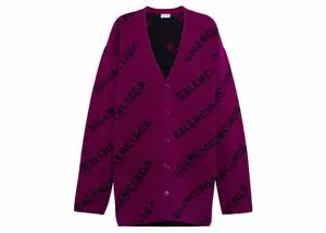 Balenciaga Long Sleeve Cardigans For Women