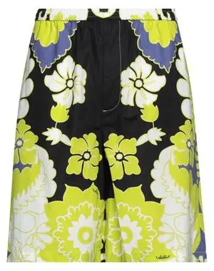 Valentino Garavani Floral-print Bermuda Shorts - Lime Green