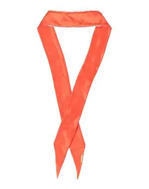 LES INCONNUS Scarf Silk - Tomato Red