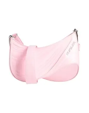MUGLER Leather Cross-body Bag - Pink