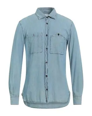GLANSHIRT Denim Shirt Size Cotton
