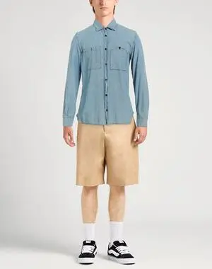 GLANSHIRT Denim Shirt Size Cotton