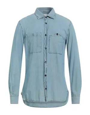 GLANSHIRT Denim Shirt Size Cotton
