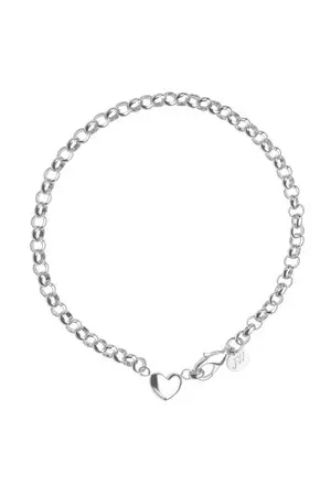 JANE WIN Rolo Chain Necklace - Silver