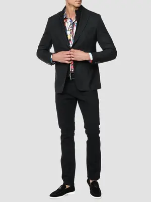 Robert Graham Jetset Wool-blend Single-breasted Blazer
