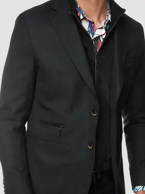 Robert Graham Jetset Wool-blend Single-breasted Blazer
