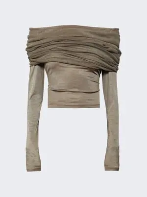 Christopher Esber Sonora Veiled Long Sleeve Top