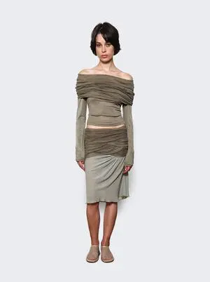 Christopher Esber Sonora Veiled Long Sleeve Top