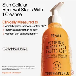 Youth To The People Total Body Exfoliation Cleanser And Scrub