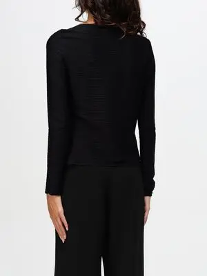 Emporio Armani Textured Top - Black