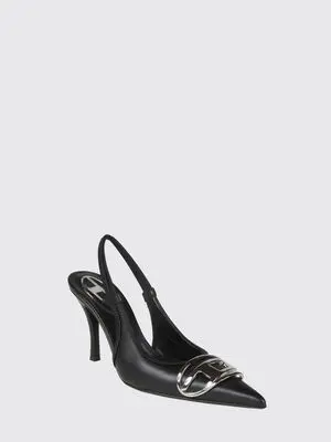 DIESEL® Slingback Pumps With Embellishment - Black