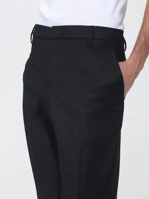 DONDUP Tailored Straight Leg Trousers - Black