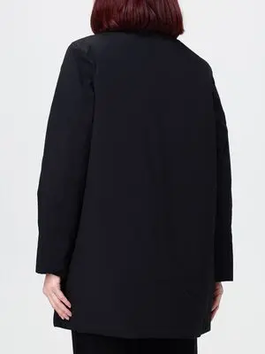 K-WAY Marla Short Padded Nylon Windbreaker Jacket With Hood - Black