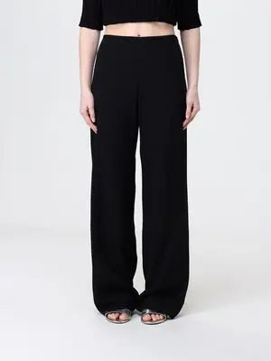 Emporio Armani Wide Leg Trousers - Black