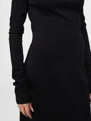 Emporio Armani Long Sleeve Maxi Dress