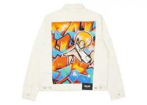 PALACE Zomby Denim Jacket - White