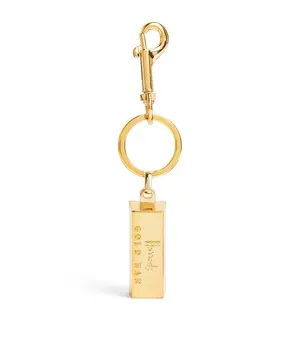 Harrods Bar Keyring - Gold