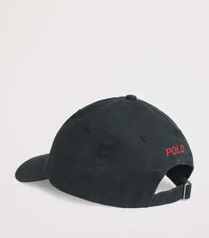 Polo Ralph Lauren Cotton Baseball Cap With Logo - Black