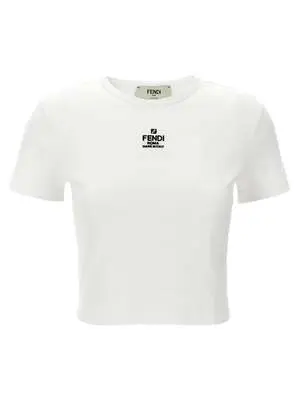 Fendi Cropped T Shirt