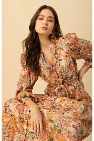 Hale Bob Allie Linen Dress