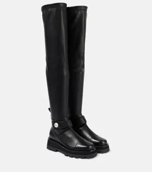 JIMMY CHOO Meena Over-the-knee Leather Boots
