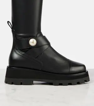 JIMMY CHOO Meena Over-the-knee Leather Boots