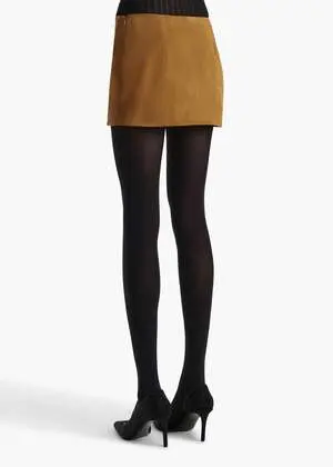 Khaite Jett Striped Miniskirt - Toffee