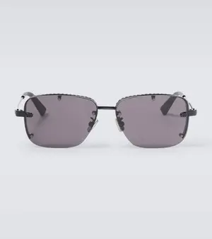 Dior Neodior S4u Rectangular Sunglasses - Black