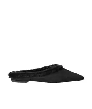 TOTEME Suede Wedges - Black