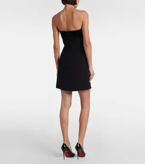 Max Mara Trani Strapless Cotton Minidress