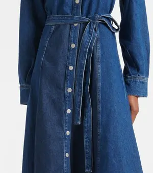 Ag Marseille Denim Shirt Dress - Blue