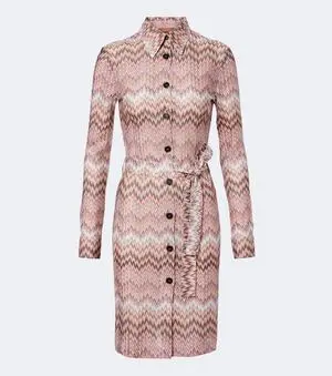 Missoni Zigzag Shirt Dress - Pink