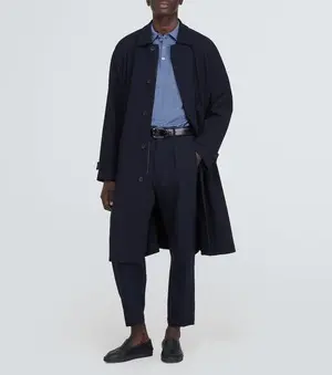 Giorgio Armani Wool-blend Belted Coat