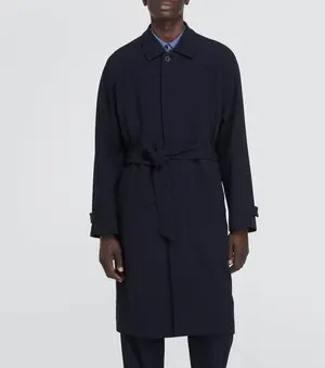 Giorgio Armani Wool-blend Belted Coat