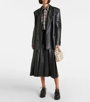 Clergerie Leather Platform Flats
