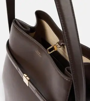 TOTEME Leather Bucket Bag - Brown