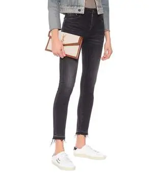Saint Laurent Uptown Clutch - Beige